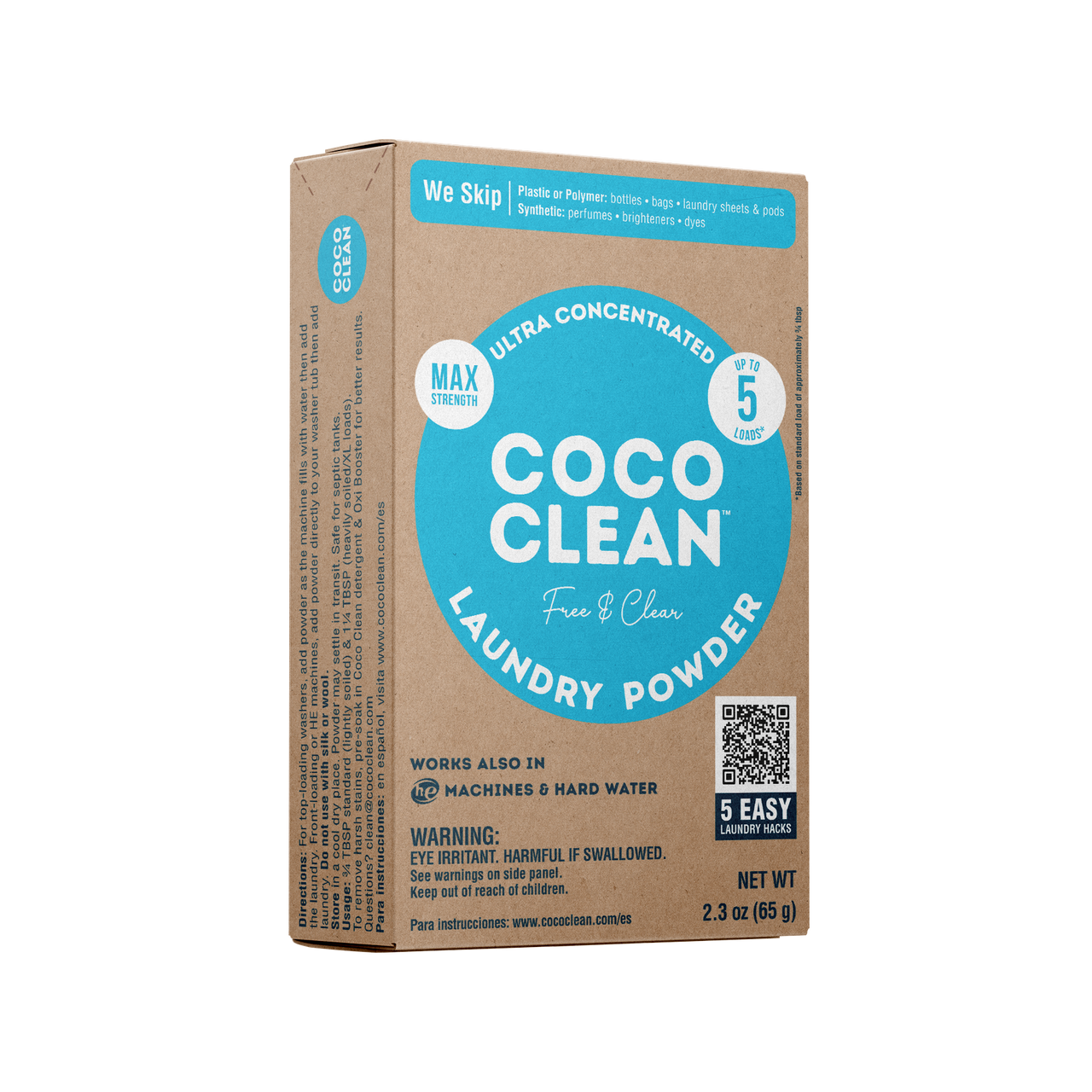 Laundry Powder Max - Free & Clear – Coco Clean