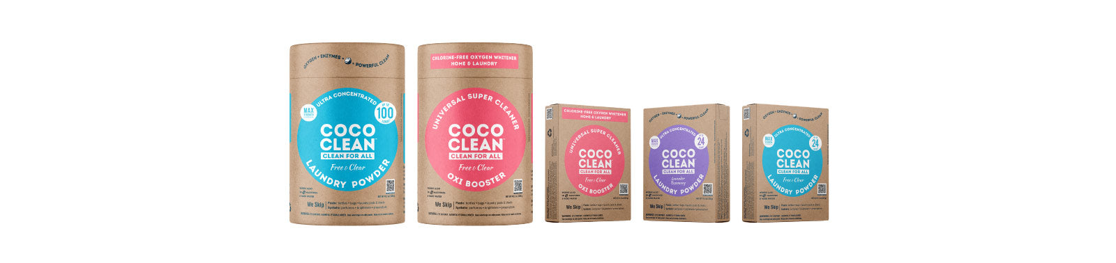 Coco Clean - Biodegradable Plastic-Free Laundry Powder